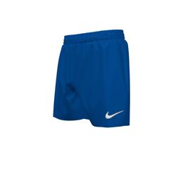 Badeshorts Nike "4" VOLLEY SHORT f&uuml;r Kinder", Jungen, Gr. M (140/146), N-Gr, game royal, Web, Obermaterial: 100% Polyester, Badehosen Badeshorts, mit integrierter Mesh-Innenhose, mit seitlichen Taschen
