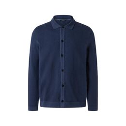 Strickjacke Maerz Muenchen "Maerz Muenchen 550201 Strickjacke Herren Bekleidung", Herren, Gr. 54, blau, 100% Baumwolle, Strickjacken Strickjacke