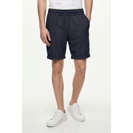 Only & Sons Sweatshorts ONLY & SONS "ONSNEWKODYL REG S SHORTS BP", Herren, Gr. L, N-Gr, schwarz navy, Sweatware, Obermaterial: 62% Polyester, 33% Viskose, 5% Elasthan, unifarben, regular fit ca. Mitte Oberschenkel, Hosen Sweatshorts, Materialmix, normal geschnitten