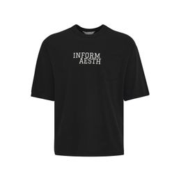 T-Shirt Casual Friday "T-Shirt CFTue", Herren, Gr. L, schwarz (schwarz beauty), Obermaterial: 100% Baumwolle CO., Shirts T-Shirt