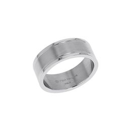 Fingerring Tom Tailor "Schmuck Geschenk Edelstahl" Gr. 64, edelstahlfarben, Fingerringe, Herren, 64, Edelstahl, 8mm, Fingerring