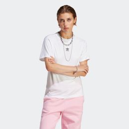T-Shirt adidas originals "ADICOLOR ESSENTIALS REGULAR", Damen, Gr. S, wei&szlig;, Obermaterial: 100% Baumwolle, Rundhals, Shirts T-Shirt