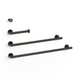 Tres Set bestehend aus 2 Handtuchhaltern + 1 Papierhalter ohne Deckel + 1 Haken , 09598102KMB 09598102KMB