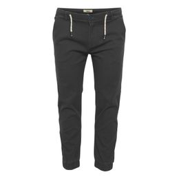 Chinohose Blend "Chinohose BHSelli Big & Tall", Herren, Gr. 4XL, N-Gr, grau (ebony grau), Obermaterial: 98% Baumwolle CO. 2% Elasthan EL., Hosen Chinohose