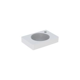 Geberit Handwaschbecken Preciosa II 40x28cm, Hahnl. re, ohne &Uuml;berlauf, wei&szlig; (273240000)