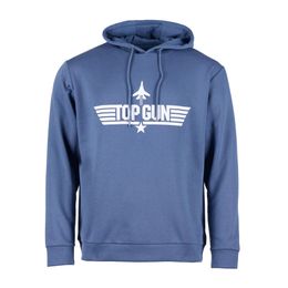 Kapuzenpullover Top Gun "PP201018", Herren, Gr. 52L, blau (navy), Obermaterial: 60% Baumwolle, 40% Polyester, Pullover Sweatshirt Hoodie