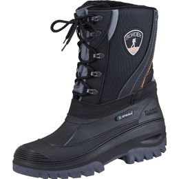Winterstiefel Spirale "Schn&uuml;rstiefel Patrick" Gr. 44, schwarz, 44, Obermaterial: 50% Nylon NY. 50% PVC PVC., Schuhe, Winterstiefel