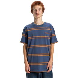 Rundhalsshirt DC Shoes "Maximize Stripe", Herren, Gr. L, schwarz denim, Obermaterial: 100% Walkfrottier;, Shirts Rundhalsshirt