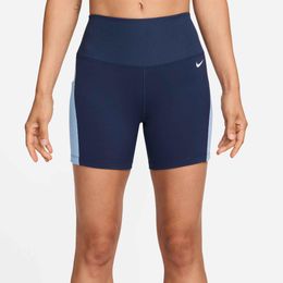 Trainingsshorts Nike "W NK DF ONE HR 5IN SHORT B", Damen, Gr. M, N-Gr, midnight navy, Obermaterial: 80% Polyester, 20% Elasthan, Hosen, mit Dri-FIT-Technologie, mittelschweres, weiches Material