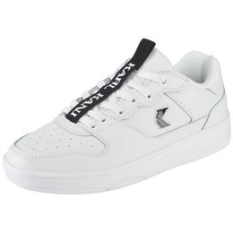 Sneaker Karl Kani "89 2K TONGUE TAPE", Herren, Gr. 41, wei&szlig;, schwarz, Leder, Schuhe Sneaker