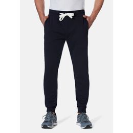 Sporthose HERO by John Medoox "Soft Sweat Sweathose", Herren, Gr. M, blau (navy), Sweatware, 65% Baumwolle, 25% Polyester, 10% Viskose, gerade lang, Hosen Sporthose, Bequemer Oberschenkel Casual Sweat f&uuml;r Herren