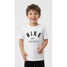 T-Shirt Nike Sportswear "NKB FOOTBALL BCS FIELD SPORT T", Jungen, Gr. 116 (6), wei&szlig;, Obermaterial: 60% Baumwolle, 40% Polyester, Shirts T-Shirt, f&uuml;r Kinder