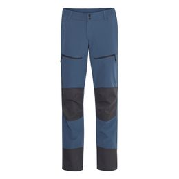 Trekkinghose North Bend "Trekkinghose NBAvan M", Herren, Gr. L, N-Gr, blau (sargasso sea), Obermaterial: 91% Polyester PES. 9% Elasthan EL., Hosen Trekkinghose