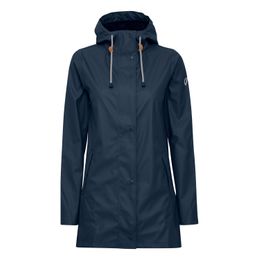 Regenjacke North Bend "Regenjacke NBTora W W-PRO 5.000 mit wasserdichter Beschichtung", Damen, Gr. 38, blau (navy blazer), Obermaterial: 100% Polyester PES., Jacken Regenjacke
