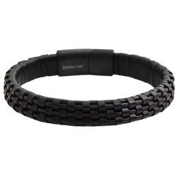 Adelia&acute;s Edelstahlarmband ADELIA&acute;S "Herren Armband aus Edelstahl" Gr. 21, braun schwarz, Armb&auml;nder, Herren, 21, Edelstahl, Edelstahlarmband