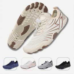 Barfu&szlig;schuh DOTALES "Flowstep Barfu&szlig;schuhe Damen & Herren, Flowstep Barfu&szlig;schuhe", Damen, Gr. 36, Normalschaft, beige, Synthetik, Textil, Schuhe Barfu&szlig;schuh Schn&uuml;rschuh, Das Original-Barfu&szlig; Sneaker, Minimalschuhe, Schnellverschluss