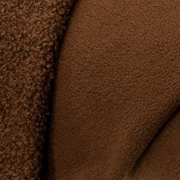buttinette Doubleface-Teddy-Fleece, braun
