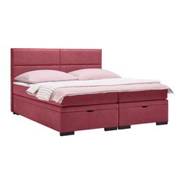Boxspringbett ca. 180x200cm Rot ca. 180x200cm