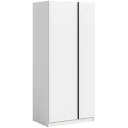 Dreht&uuml;renschrank OAKLAND ca.80x183x53cm Wei&szlig;