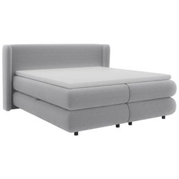 Boxspringbett Elodie Silberfarben ca. 180x200cm