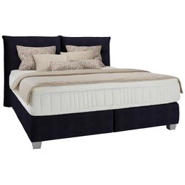 Boxspringbett Fog in Schwarz ca. 180x200cm