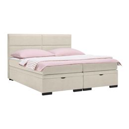 Boxspringbett Ethan Ecru ca. 180x200cm