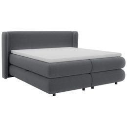 Boxspringbett Elodie Graphitfarben ca. 180x200cm
