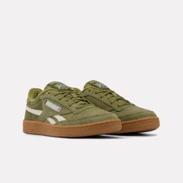Sneaker Reebok CLASSIC "CLUB C REVENGE VINTAGE", Herren, Gr. 45,5, grittygreelabaster, gum, Leder, Schuhe Sneaker