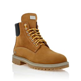 Bootsschuh Philipp Plein "Stiefel", Herren, Gr. 40, Normalschaft, 06, beige, Schuhe Bootsschuh