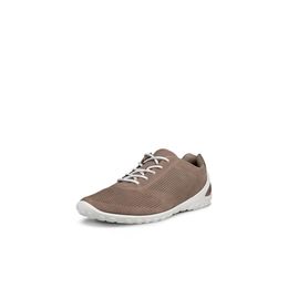 Sneaker Ecco "BIOM LITE M", Herren, Gr. 41, grau (taupe), Nubukleder, Schuhe Sneaker, Freizeitschuh, Halbschuh, Schn&uuml;rschuh mit leichter Laufsohle