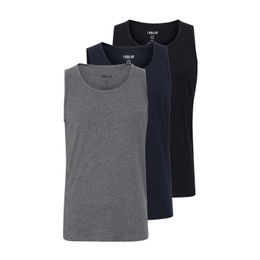 !Solid Longtop SOLID "Tanktop SDCasal", Herren, Gr. M, bunt (3mix col 4), Obermaterial: 60% Baumwolle CO. 40% Polyester PES., Tops