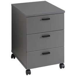 Rollcontainer Glenn Graphitfarben