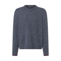 Strickpullover Maerz Muenchen "Maerz Muenchen 439200 Strickpullover Herren Bekleidung", Herren, Gr. 50, blau, 100% Schurwolle, Rundhals, Pullover Strickpullover