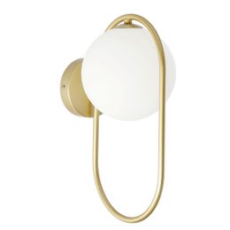 Wandleuchte Messinfarben max. 28 Watt Wandlampe
