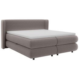 Boxspringbett Elodie Taupe ca. 180x200cm