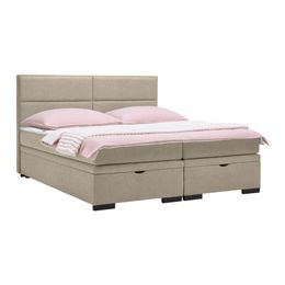 Boxspringbett Ethan Greige ca. 180x200cm
