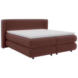 Boxspringbett Elodie Rot ca. 180x200cm