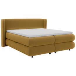 Boxspringbett Elodie Senfgelb ca. 180x200cm