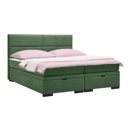 Boxspringbett Ethan Dunkelgr&uuml;n ca. 180x200cm