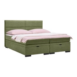 Boxspringbett Ethan Gr&uuml;n ca. 180x200cm