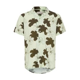 Kurzarmhemd Blend "Kurzarmhemd BHShirt", Herren, Gr. L, N-Gr, gr&uuml;n (forest night), Obermaterial: 100% Viskose CV., Hemden