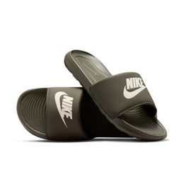 Badesandale Nike Sportswear "VICTORI ONE SLIDE", Herren, Gr. 41, cargo khaki, sail, cargo khaki, Schuhe Schlappen Badelatschen Pantolette, Badelatschen