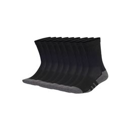 Kurzsocken adidas originals "Socken Essentials Climacool Crew Socken 9P 9er Pack", Herren, Gr. 43-45, schwarz, Obermaterial: 69% Polyester PES. 26% Baumwolle CO. 4% Elasthan EL. 1% Polyamid PA., Socken