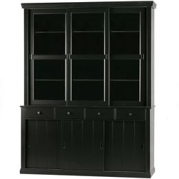 Vitrine Lagos Schwarz