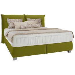 Boxspringbett Fog in Olivgr&uuml;n ca. 180x200cm