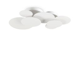Ideal Lux LED-Deckenleuchte Cloud Wei&szlig; max. 46 Watt Deckenlampe