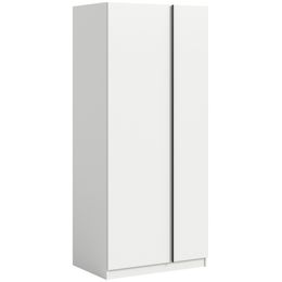 Dreht&uuml;renschrank OAKLAND ca.80x183x53cm Wei&szlig;