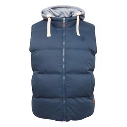 Kurzweste Blend "Kurzweste BHJens Big & Tall", Herren, Gr. 6XL, blau (marineblaus), Obermaterial: 80% Polyester PES. 20% Baumwolle CO., Westen