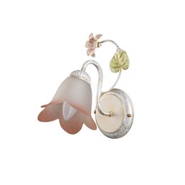 Wandleuchte Botton d'oro Wei&szlig;/Pink max. 6 Watt Wandlampe