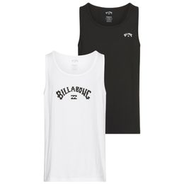 Tanktop Billabong "ARCH WAVE", Herren, Gr. S, schwarz-wei&szlig; (wei&szlig;, schwarz), Obermaterial: 100% Baumwolle, Tops Tanktop